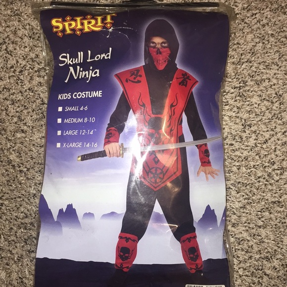 Costumes | Nwt Skull Lord Ninja Kids Costume Size M | Poshmark